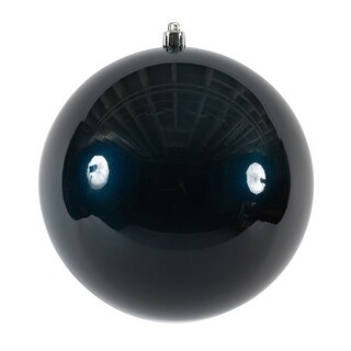 Vickerman 6" Midnight Blue Candy Ball Ornament, 4 per Bag - Bed Bath ...