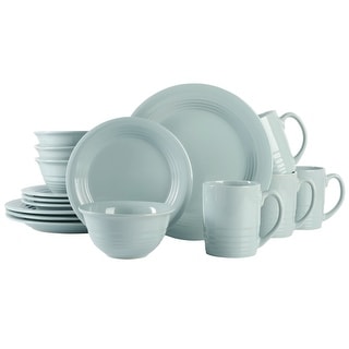 16 Piece Round Stoneware Dinnerware Set - Bed Bath & Beyond - 38243224