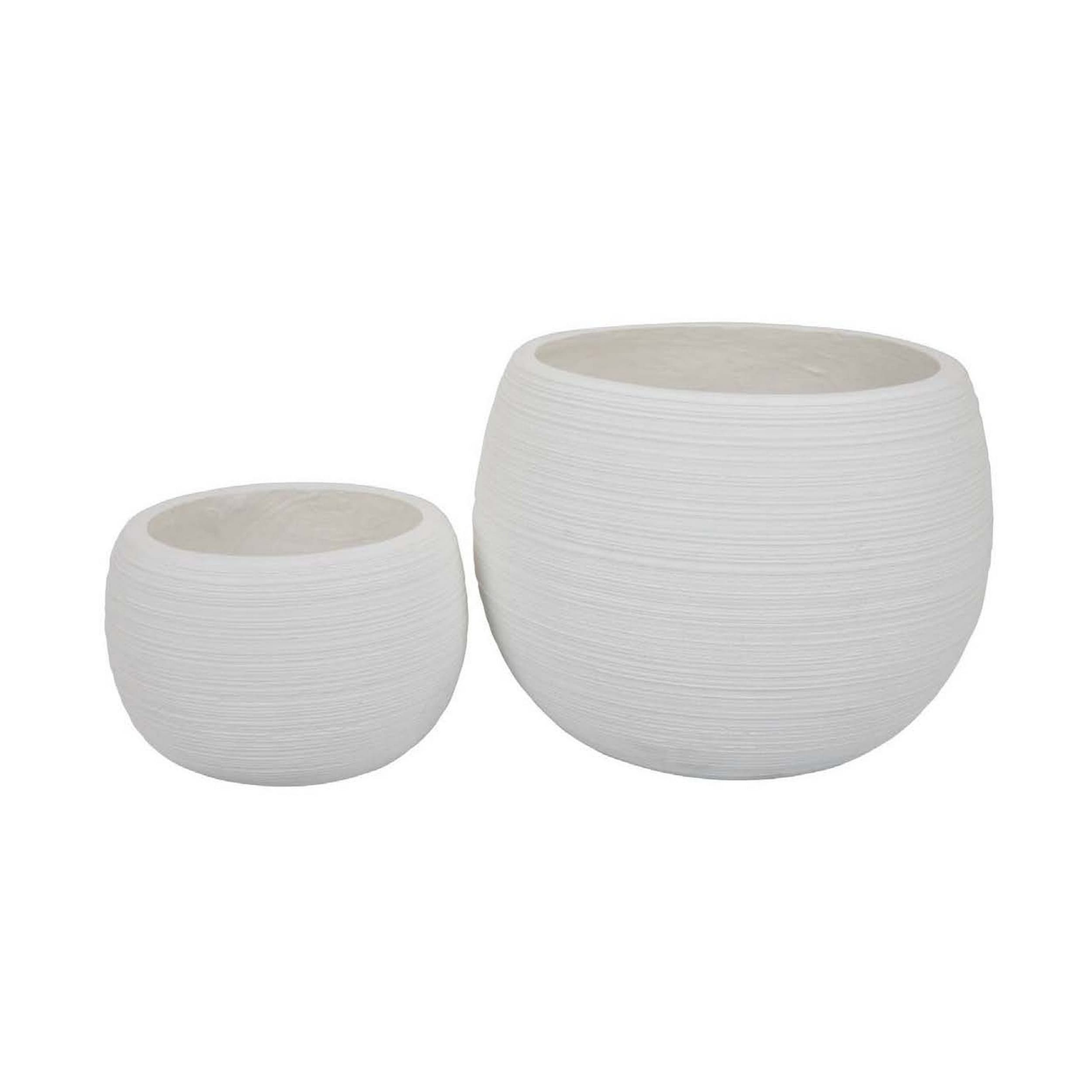 White Resin Planters - Bed Bath & Beyond
