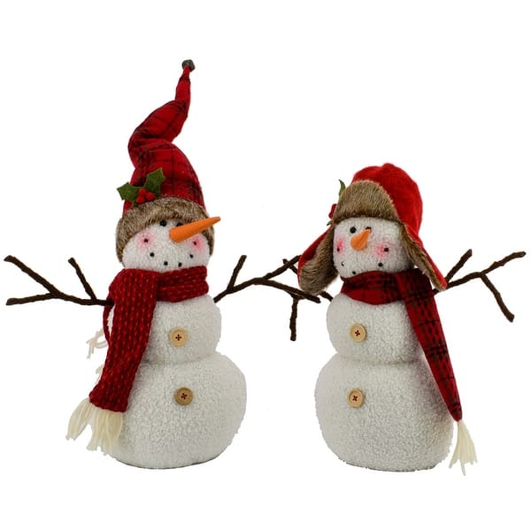Seasonal Abode Snowman Figurines - Set of 2 - Bed Bath & Beyond - 36832416
