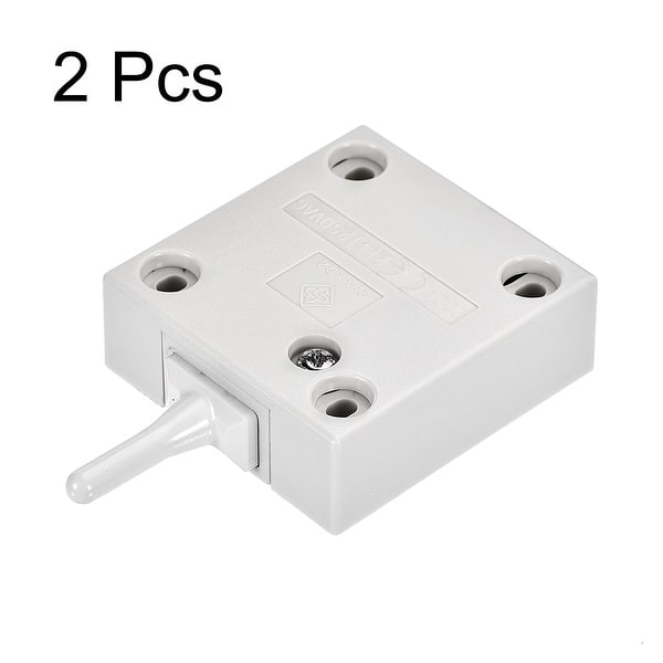 Wardrobe Door Light Switch Momentary Closets 110-250V 2A White 2 Pcs ...