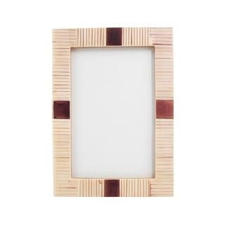 Artisan Ribbed Bone Photo Frame - Bed Bath & Beyond - 42550968