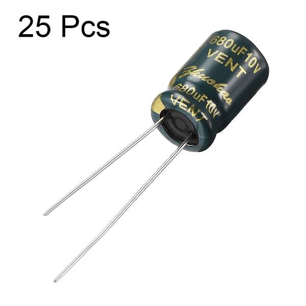 AL Radial Electrolytic Capacitor Low ESR 680UF 10V 8 x 12 mm 25pcs ...