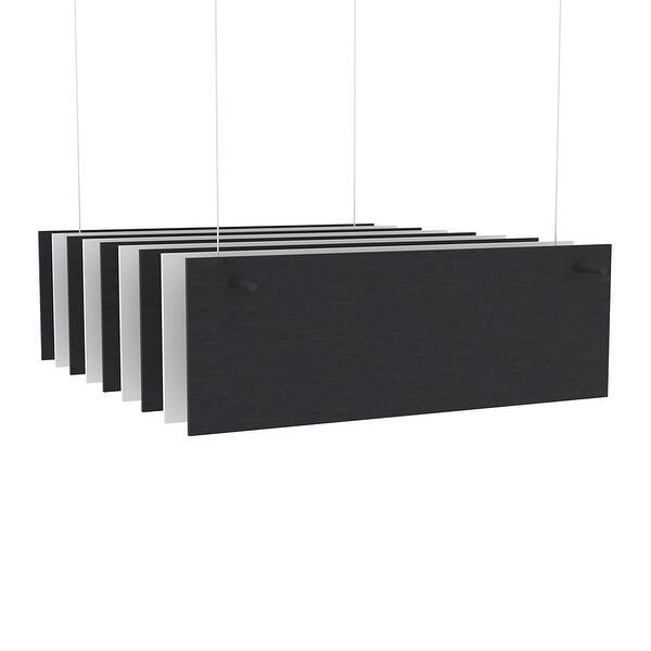 Escape Series 5 L Rectangular Acoustical Ceiling Baffles Set Of 9