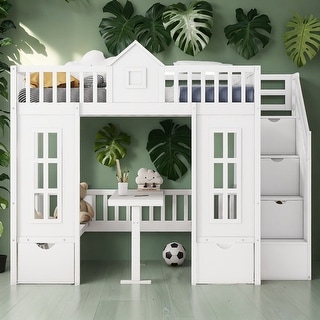 Impression & Beautiful Full over Full Bunk Bed Turn into Upper Bed and ...