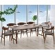 Modrest Oritz Prospect Mid-Century Modern Walnut Dining Set - Bed Bath ...