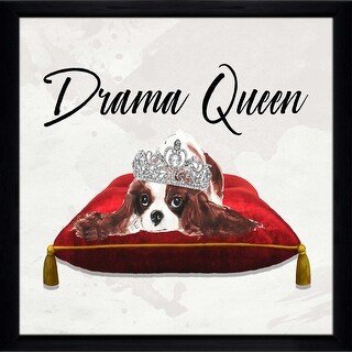 "Drama Queen Charles Cavalier" by Jodi Print on Acrylic - Bed Bath ...