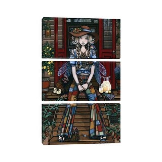 iCanvas "Adaline" by Myka Jelina 3-Piece Canvas Wall Art Set - Bed Bath ...