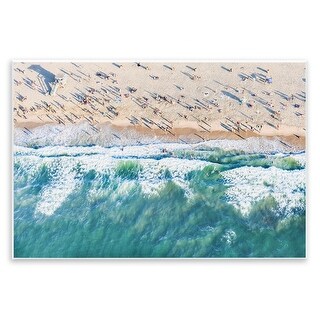 Stupell Aerial Tide Beach Foam Wall Plaque Art Design By Sisi and Seb ...