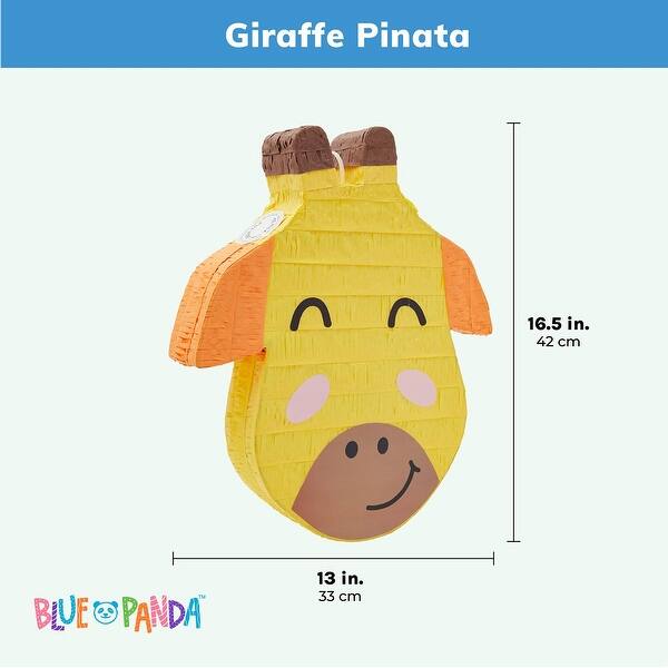 Giraffe Pinata, Jungle Safari Decorations for Wild One Birthday Party ...