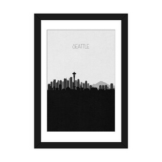 iCanvas "Seattle Skyline" by Ayse Deniz Akerman - Bed Bath & Beyond ...