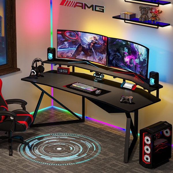 Gaming desk for large tv store