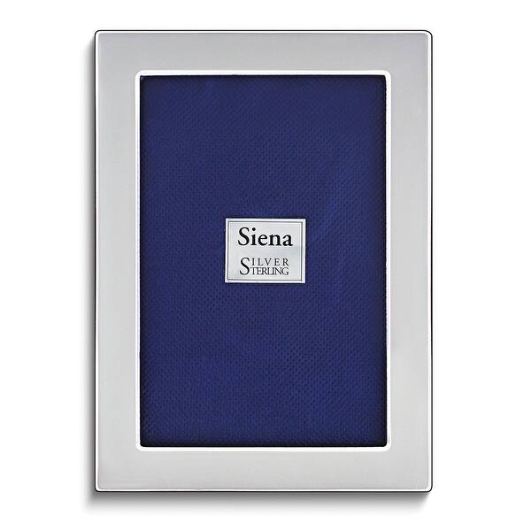 Curata Sterling Silver Tarnish Resistant Plain 8x10 Photo Frame with ...