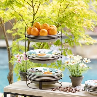 3-Tier Pie Pan Display Rack - 10.25"L x 10.25"W x 20"H - Bed Bath ...