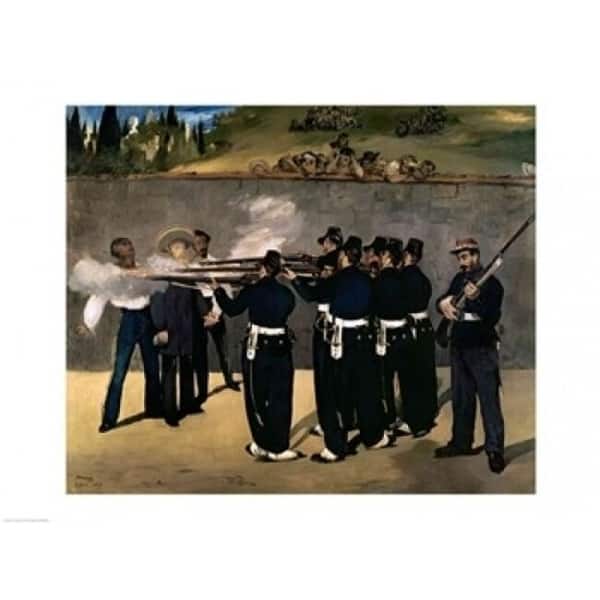 The Execution Of The Emperor Maximilian Poster Print By Edouard Manet ...