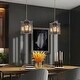 Kasy Modern 1-Light Textured Glass Pendant Art Deco Kitchen Island ...