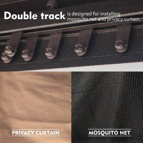 Kozyard Caesar 10'x12' Hardtop Aluminum Permanent Gazebo with a ...