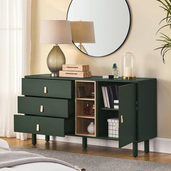 Modern Storage Cabient with Doors and Shelves Sideboard Cabinet with ...