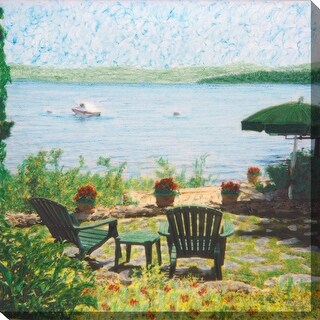 Restful View Indoor/Outdoor Art - Multi-color - Bed Bath & Beyond ...