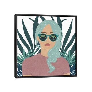 iCanvas "Luna Moth Lady" by Sheila Gotti Framed - Bed Bath & Beyond ...