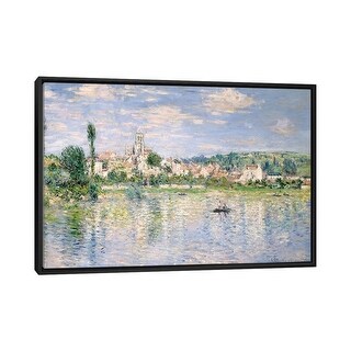 iCanvas "Vetheuil In Summer, 1880" by Claude Monet Framed Canvas Print ...
