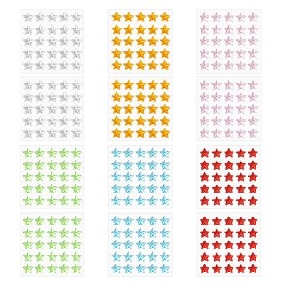 12 Sheet Star Gem Stickers 10mm, Self Adhesive Rhinestones Jewel ...