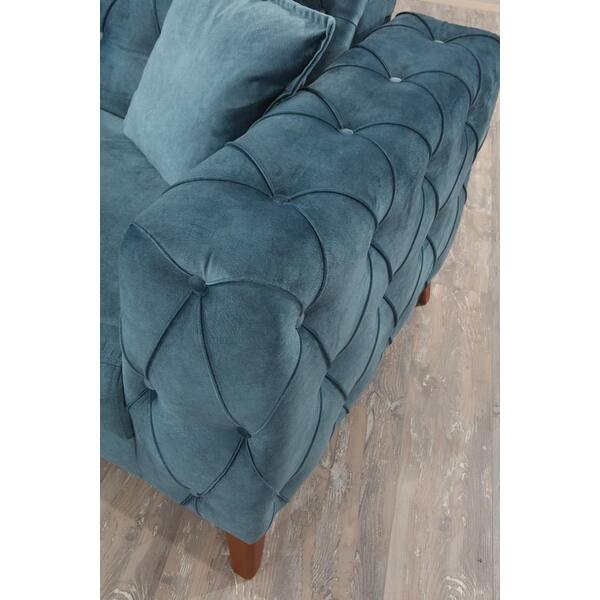 Joza Modern One Love Seat And Two Chairs Living Room Set - Bed Bath ...