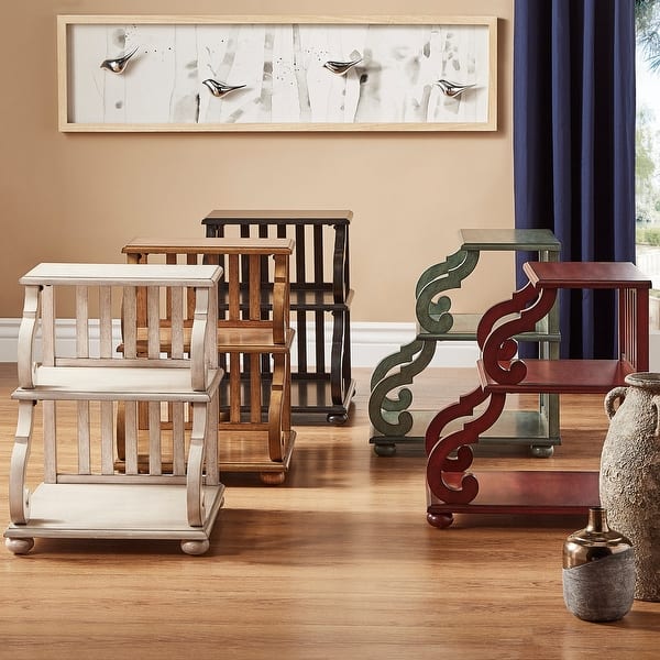 Lorraine Wood Scroll End Table by iNSPIRE Q Classic - Bed Bath & Beyond ...
