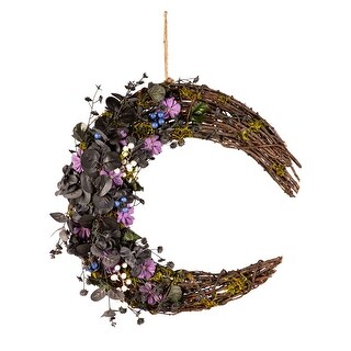 Rattan Moon Wall Hanger - Bed Bath & Beyond - 41212993