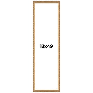13x49 Frame Red Solid Wood Picture Frame Width 1.75 Inches | Interior ...