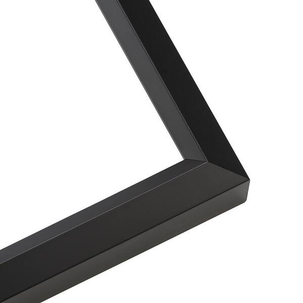 26x19 Shadow Box Frame Black | 1.25 inches Deep Real Wood Contemporary ...