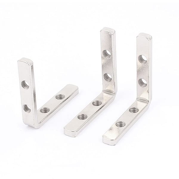 Support Corner Brace Joint Angle Bracket Fastener 50mmx50mm 3pcs ...
