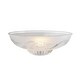Aspen Creative Torchiere/Swag/Pendant Glass Shade. Clear&Sandblasted/2 ...