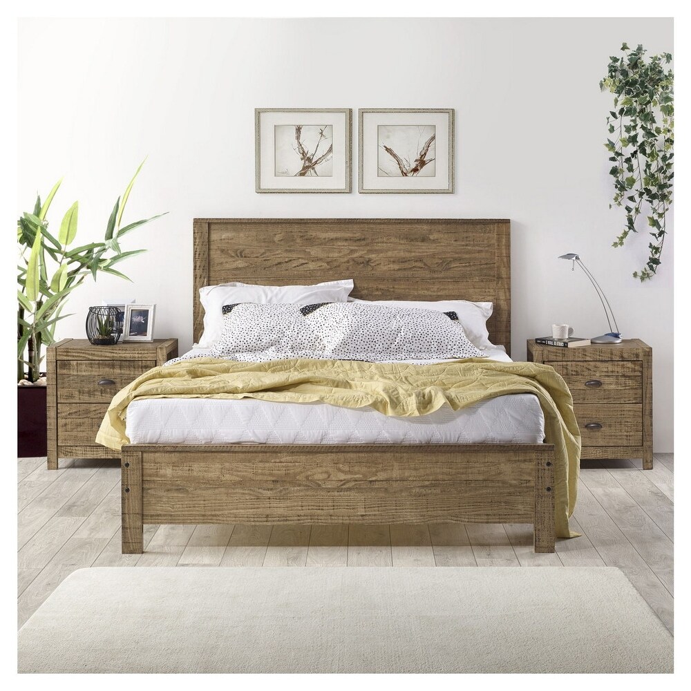 Yellow Walnut Finish Bedroom Furniture - Bed Bath & Beyond