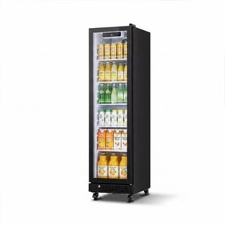 Yeego 16.93" Merchandiser Refrigerator in Black Commercial Beverage ...