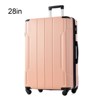 Luggage Expansion ABS Hardshell Lightweight Suitcase with TSA Lock ...