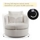 Swivel Barrel Chair with Lamb Wool Fabric - Bed Bath & Beyond - 36830566