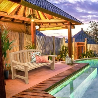 Seven Seas Teak San Jose Teak Wood Outdoor Patio Bench, 4 Foot - Bed ...