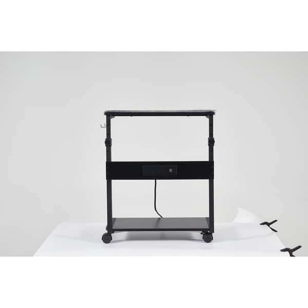 computer tower shelf