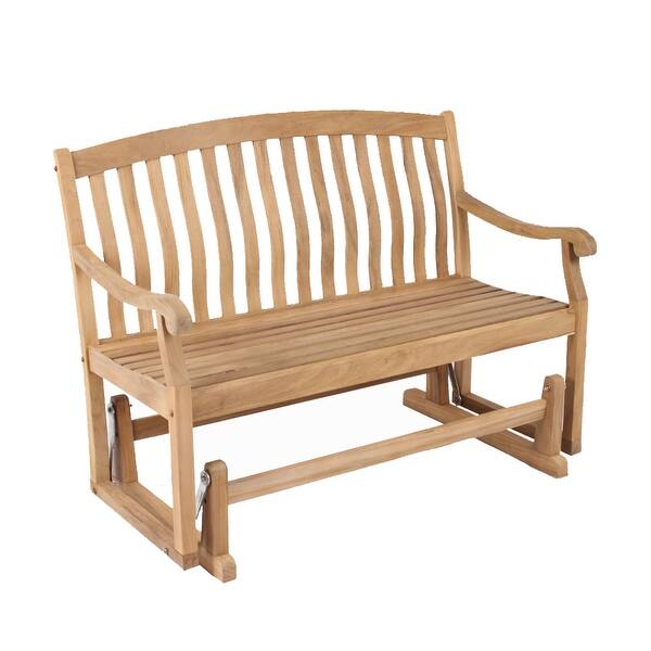 Cambridge Casual Sherwood Teak Glider Bench - On Sale - Bed Bath ...