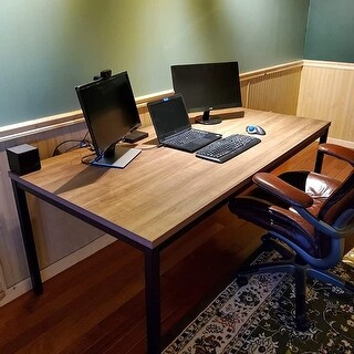 Modern Computer Desk Table, 36 x 72" Office Sturdy Writing Desk ...