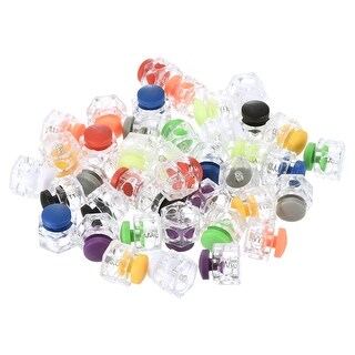 Cord Locks, 4 Set Hexagonal Spring Toggle Stopper, 10 Colors ...