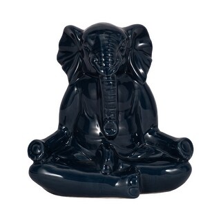 Sagebrook Home's Boho Serene Ceramic Elephant Figurine - Add a Touch of ...