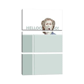 iCanvas "Mrs. Doubtfire Hello Illustration" by Holly Van Wyck 3-Piece ...