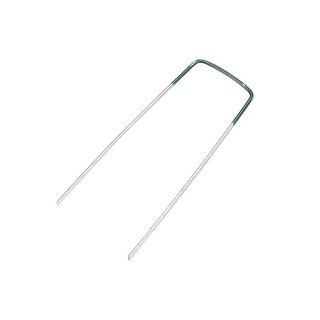 U-Shaped Garden Staples Pegs Ground U Pins 100mm 3.9-inch 2mm Dia ...