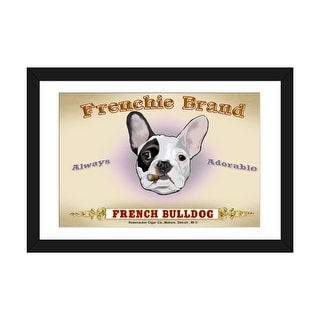 iCanvas "Frenchie Brand Cigar Label" by Brian Rubenacker - Bed Bath ...