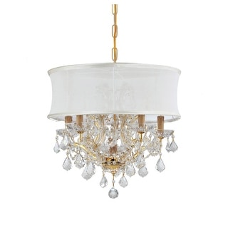 Crystorama Lighting Group Brentwood 6 Light 20" Wide Swarovski Strass ...