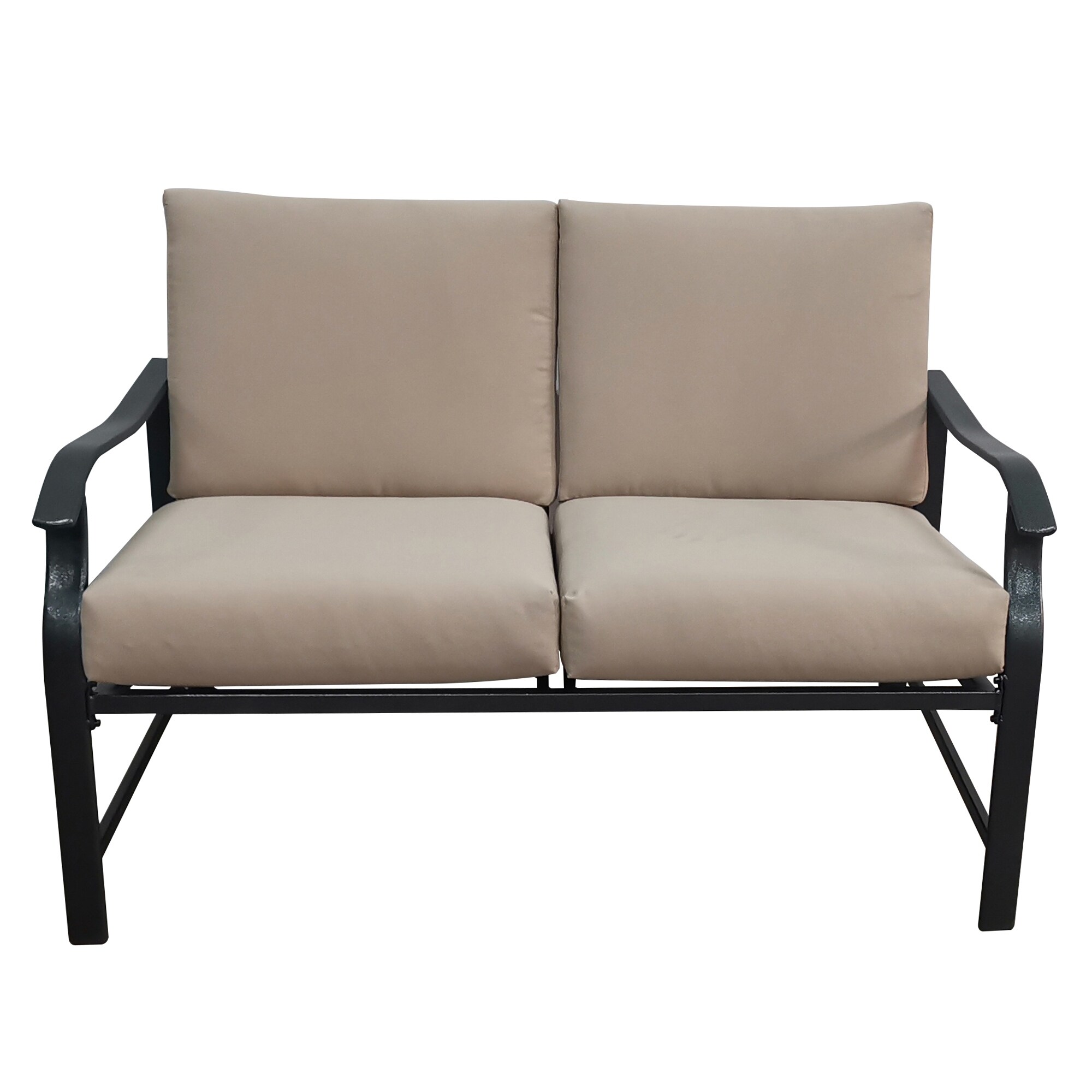 Metal loveseat outdoor store