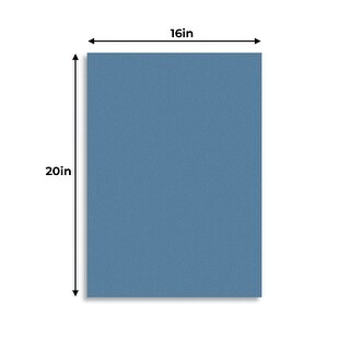 Steel Blue 16x20 Backing Board - Uncut Photo Mat Board - Bed Bath ...