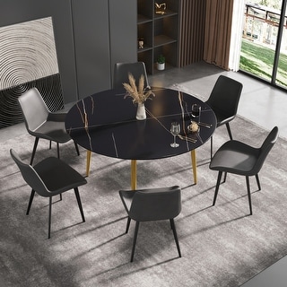 Simple Modern Round Dining Table for Kitchen Dining Room Restarant ...